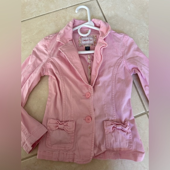 Limited Too | Jackets & Coats | Limited Too Pink Jean Jacket | Poshmark